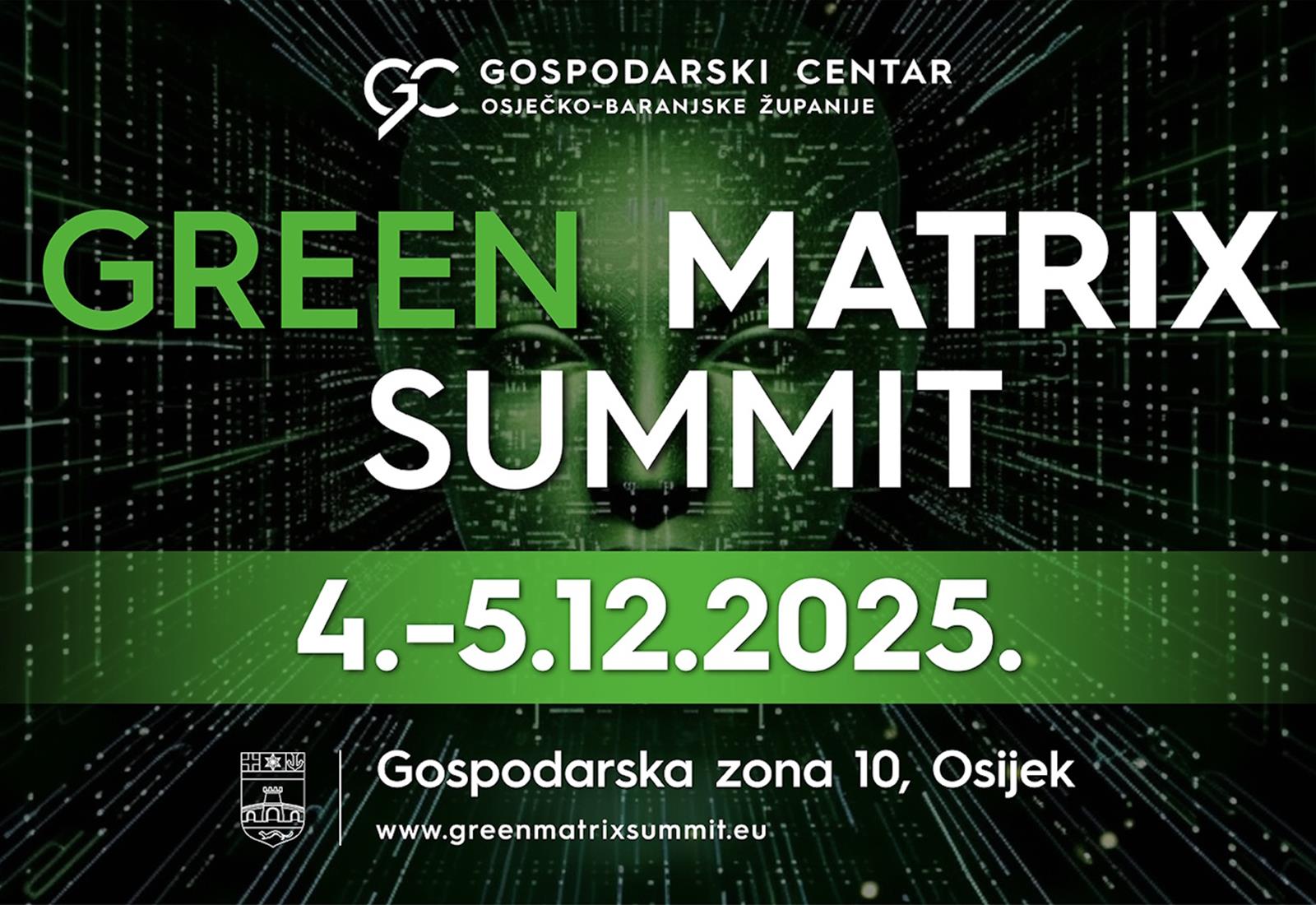 Green Matrix Summit 2025: Osijek kao centar zelene i digitalne tranzicije
